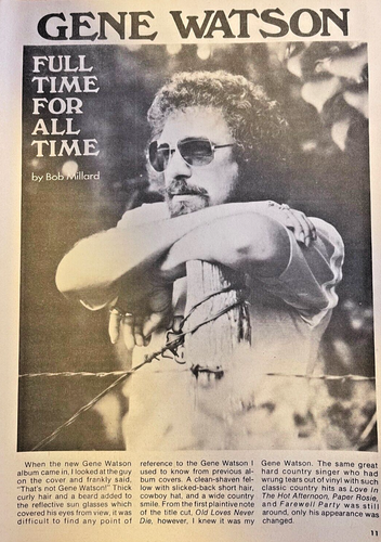 1982 Country Singer Gene Watson | eBay