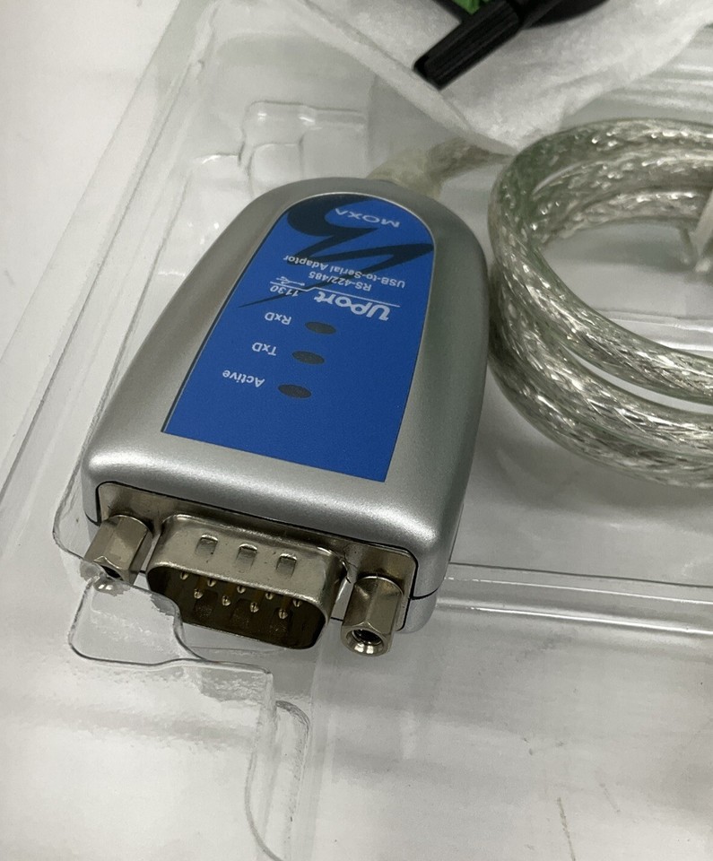 Moxa UPort 1130 V1.4 USB to Serial Adapter, 1 Port RS-422/485 NEW ...