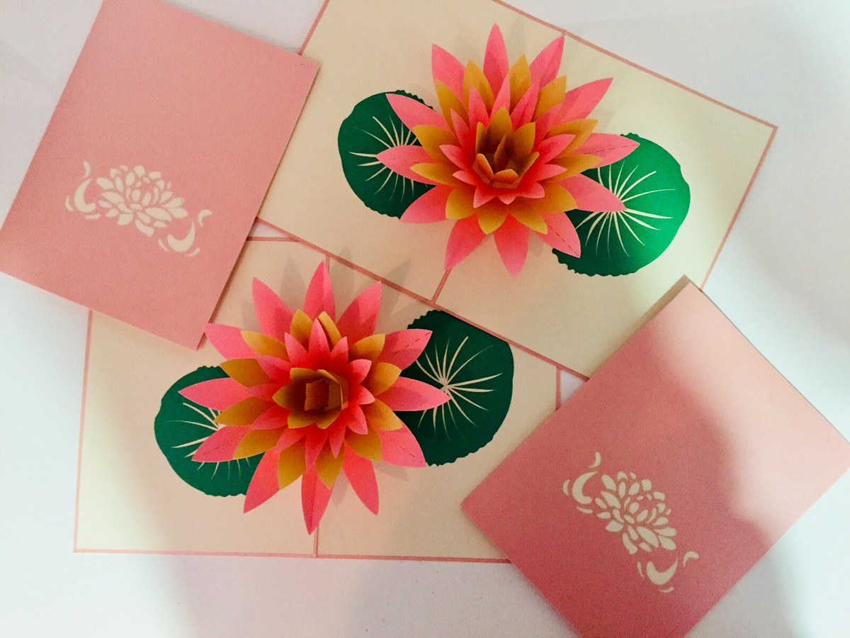 Origami Pop Up Flower Card Instructions | Best Flower Site