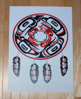 Dream Catcher by Eric Parnell Haida Signed Limited Edition Print 112/ ...