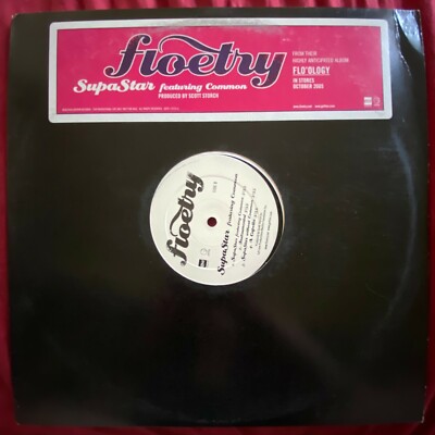 Floetry~Common~SupaStar~2005 Geffen Records 12" Single~Hip Hop~EX/VG++ ...