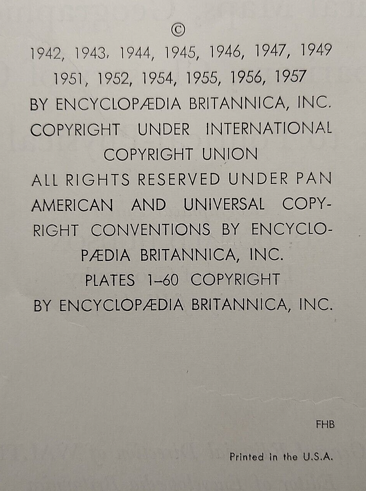 1957 Vintage OHIO Atlas Map Old Authentic Antique MCM Encyclopedia ...