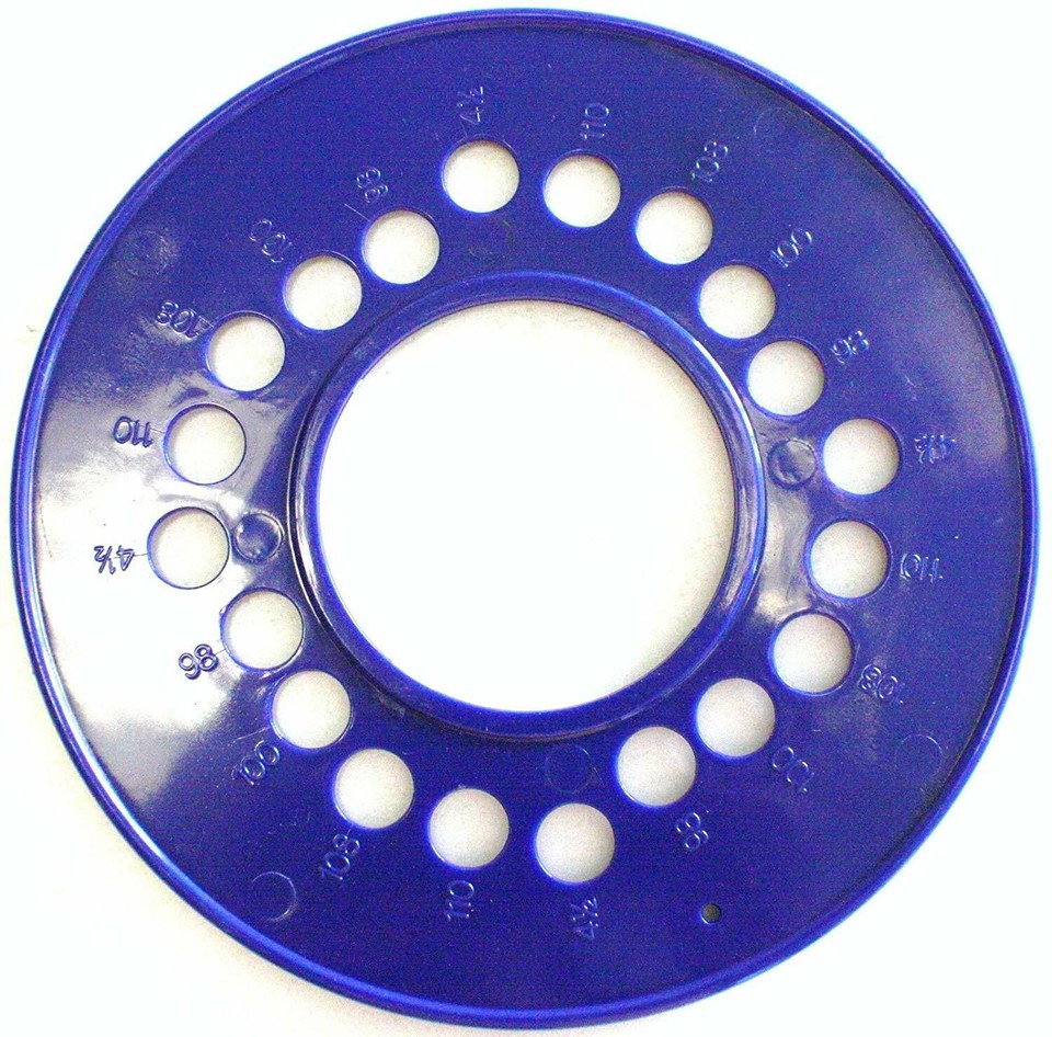 Set of Wheel Bolt Pattern Template Tools Measure Guides American ...