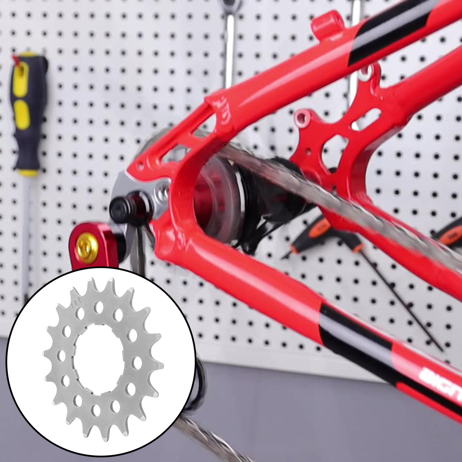 2Pcs 12/13/14/15/16/17/18T Bike Sprockets High Strength Uniform Force ...