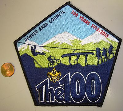 OA DENVER AREA COUNCIL FLAP 2013 CENTENNIAL THE 100TH ANN JACKET PATCH ...