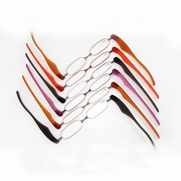 360° Rotation Folding Portable Eyeglass Frame Eyeglass Reading Glasses ...