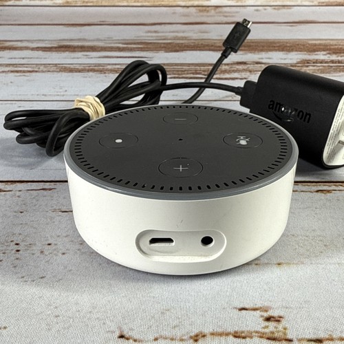 Amazon Echo Dot 2nd Gen White RS03QR Smart Wireless Speaker with USB Cable | eBay