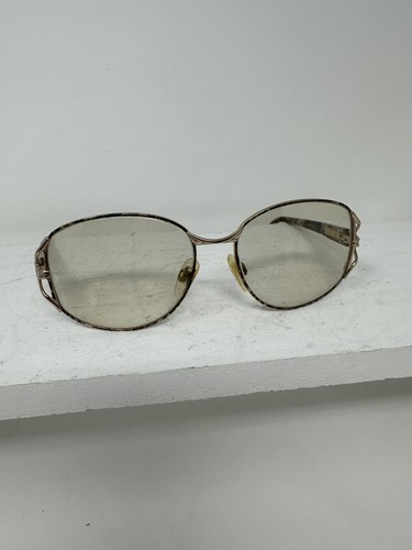 VTG Safilo Elasta Eyeglasses Tortoise Shell Brown Round Full Rim Frames ...