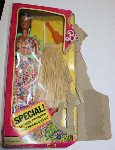 Vintage Hawaiian Barbie Doll 1975 #7470 Steffi Face - Box Torn Worn ...
