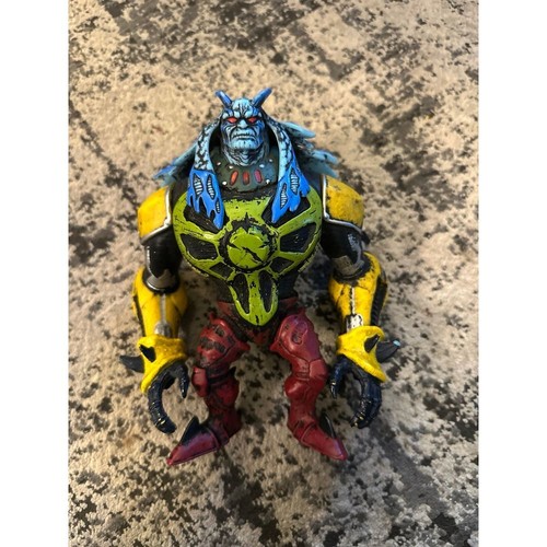 RARE Hyper Alien Ben 10 Blue Demon Red Eyed Devil Robot Action Figure ...