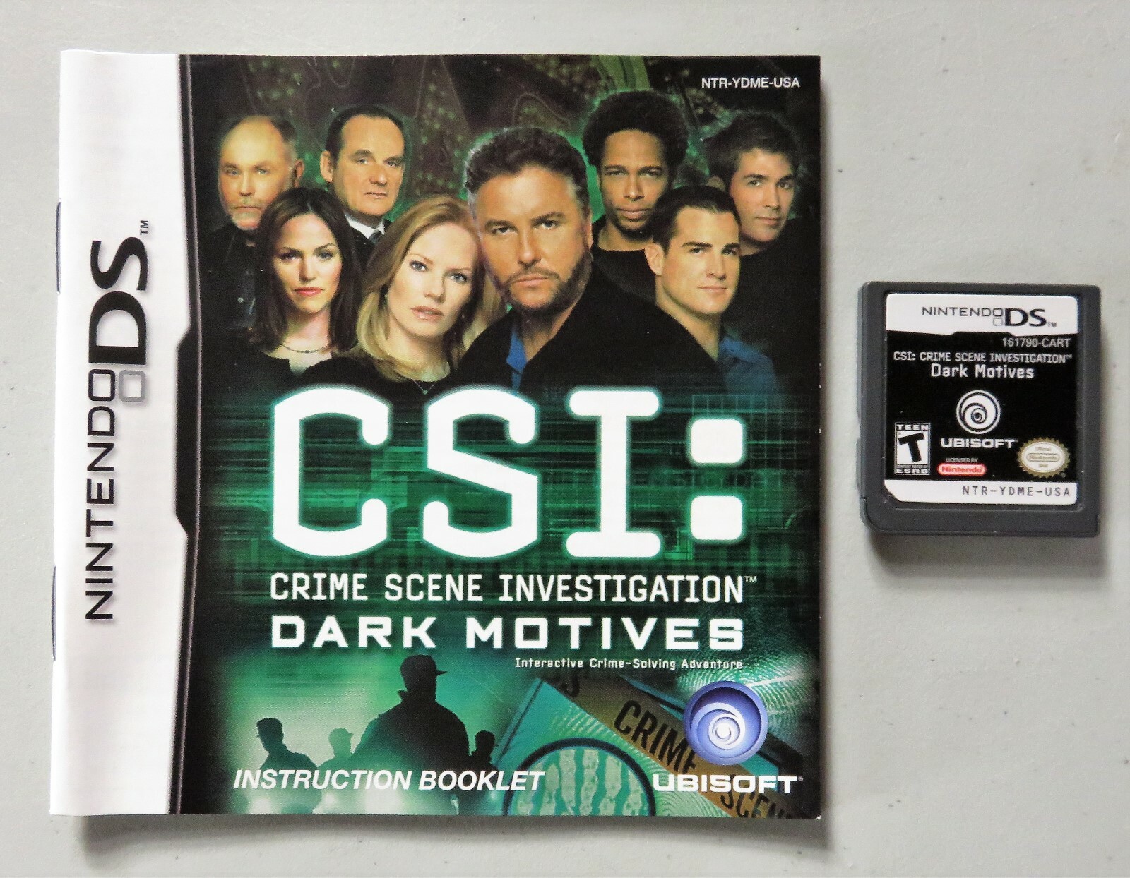 CSI: Crime Scene Investigation: Dark Motives (Nintendo DS 2007 ...