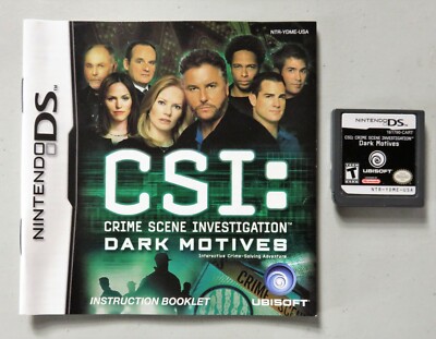 CSI: Crime Scene Investigation: Dark Motives (Nintendo DS 2007 ...