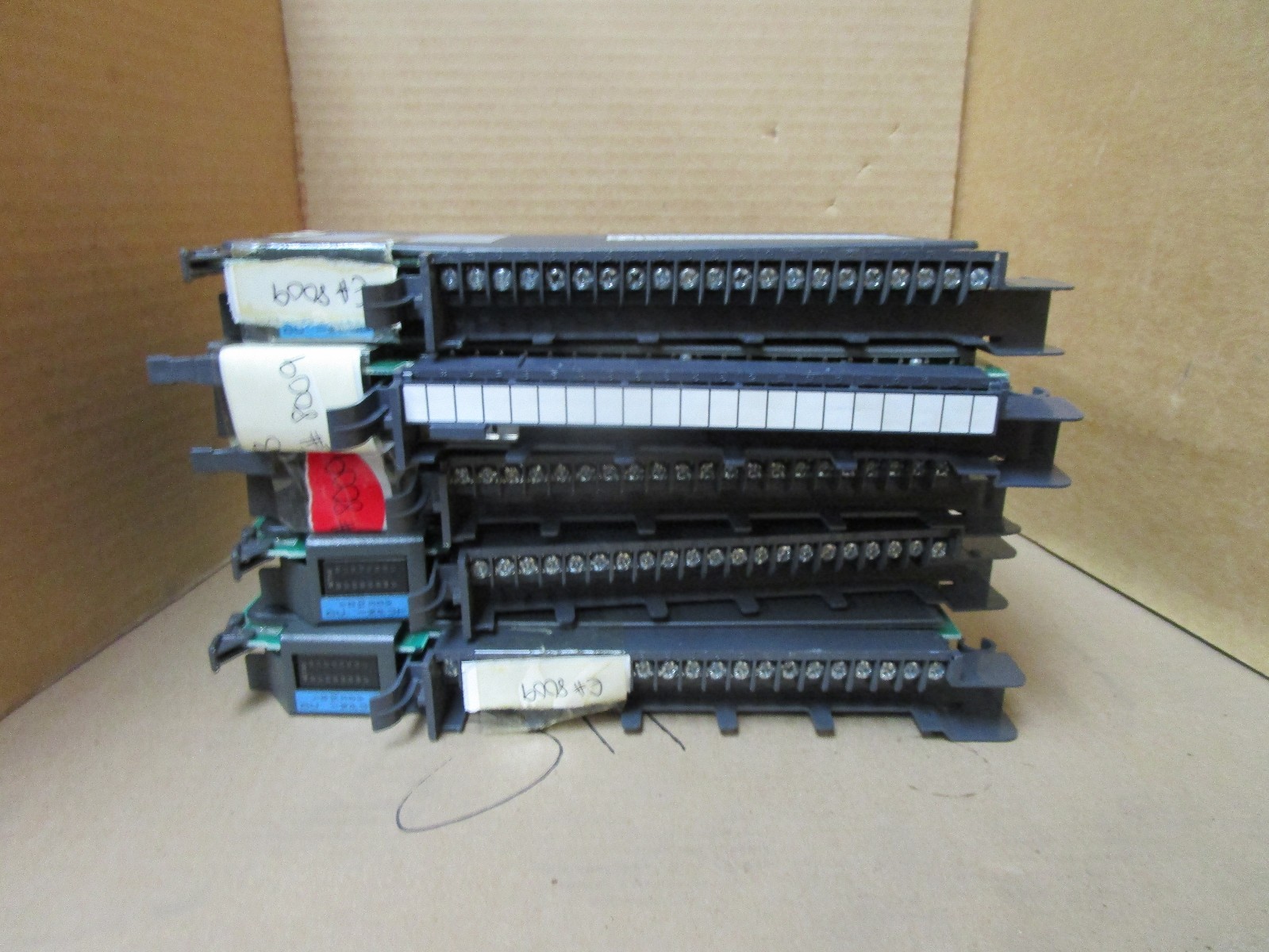 LOT OF 5 ALLEN BRADLEY INPUT MODUEL 1771-IBD 1771IBD W/ 1771-WH | eBay