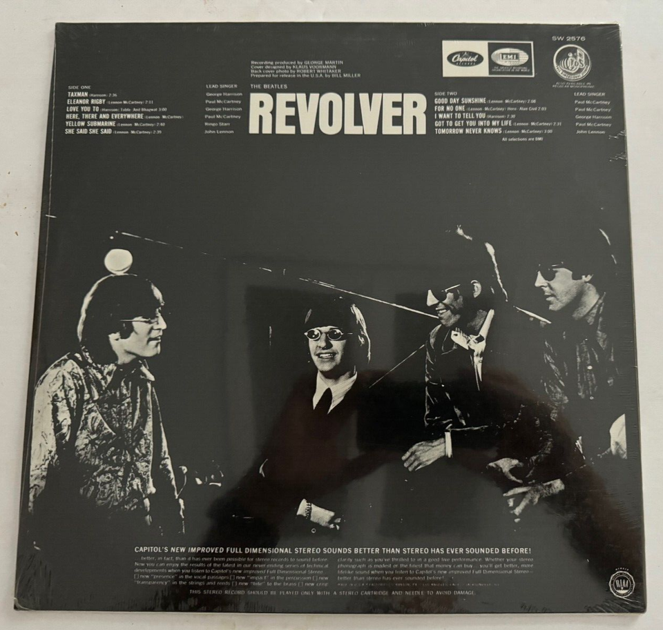 The Beatles LP "Revolver" Capitol SW 2576 ~ Vintage Pressing SEALED ...