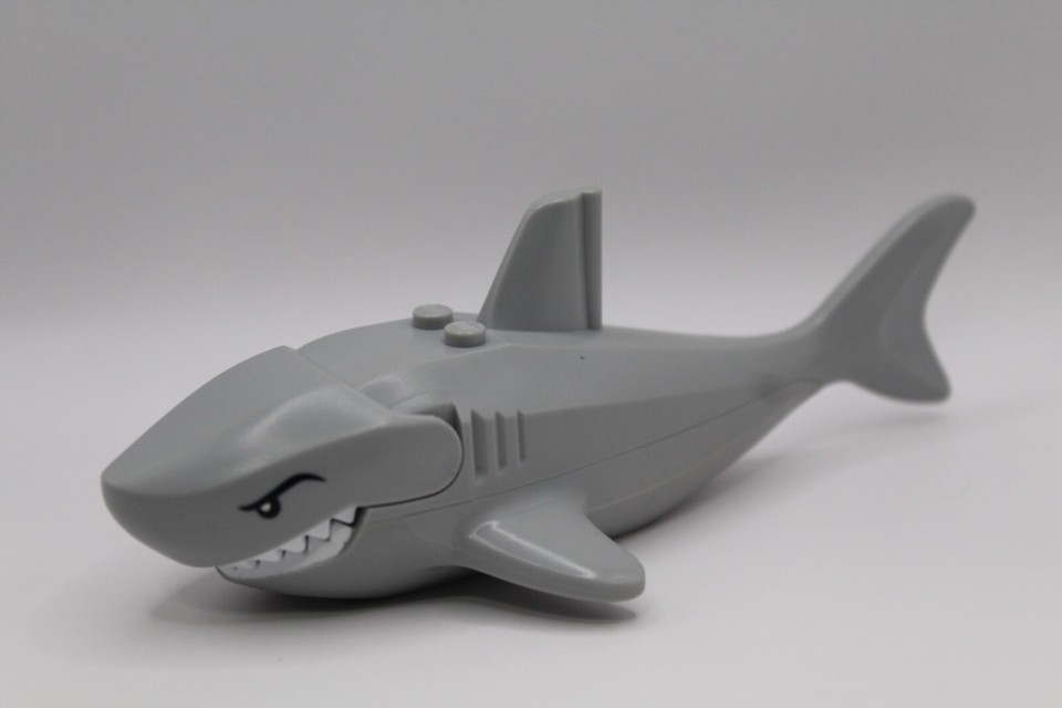 LEGO Great White Shark Minifigure Animal 6243 8633 Bounty CMF Lot Rare ...