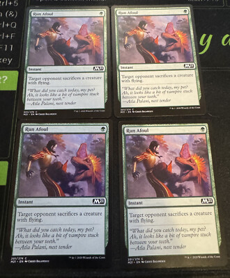 Run Afoul X4 M21 Core Set Magic the Gathering MTG | eBay