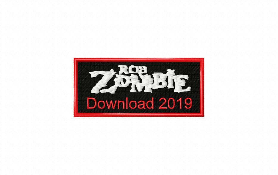 Rob Zombie Download 2019. Souvenir Embroidered Cloth Patch | eBay UK