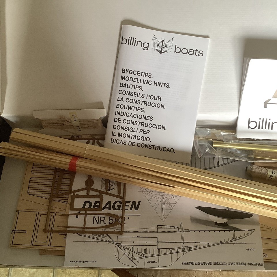 Billings Boats Dragon Wooden Model Boat Kit 1:12 Scale - BB582 New and ...