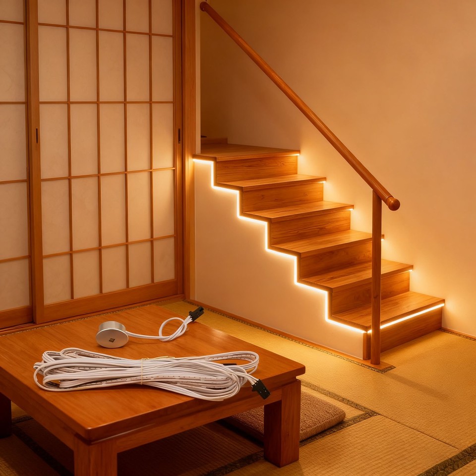 Motion Activated LED Controller with 5m Extension Cord for Stair ...