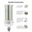125W LED Corn Cob Bulb Retrofit 400W MH Warehouse Highbay Light E39 ...