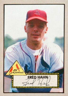 Fred Hahn - St. Louis Cardinals - 1952 Style Custom Card | eBay
