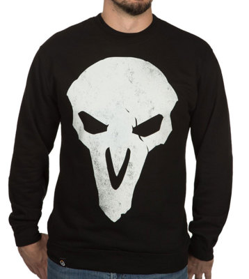 Overwatch Reaper Crew Neck Pullover Sweatshirt - Official Video Game ...