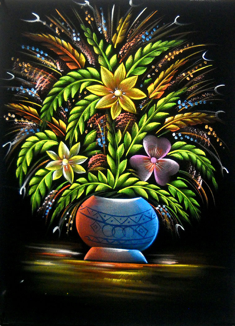 Beautiful Fabric Flower Painting Designs | Best Flower Site