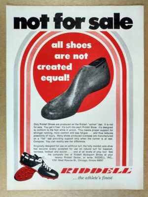 1972 Riddell Multisport Shoes vintage print Ad | eBay