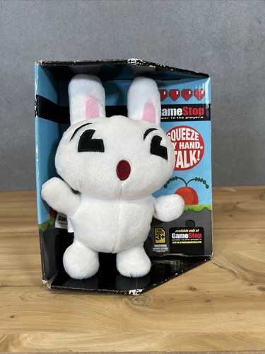 GameStop Buck the Bunny Talking Mascot Plush 8" Stuffed Animal RARE ...