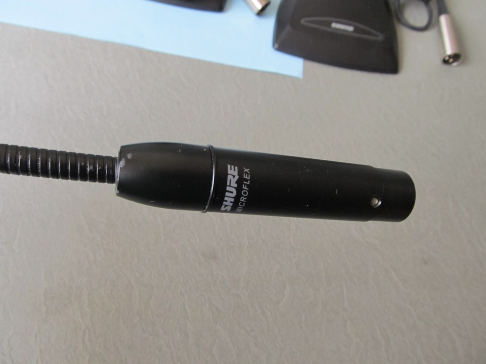 Shure MX418 Microflex Gooseneck Microphone/184 Capsule w/Preamp ...