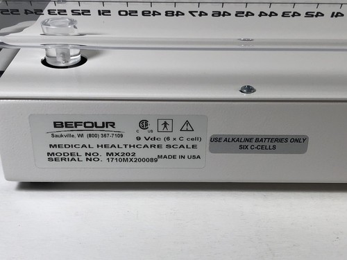 NEW BEFOUR MX202 NEONATAL PEDIATRIC INFANT BABY SCALE 45 LB/20 KG HEAVY ...
