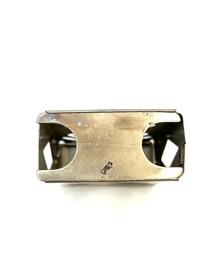 Vintage Chrome Spring Button Flip Top Cigarette Case Holder Silver Tone ...