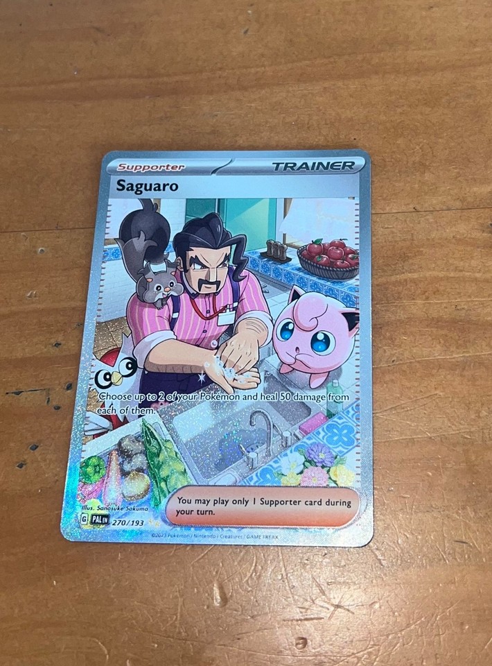 Pokémon TCG Saguaro Scarlet & Violet - Paldea Evolved 270/193 Holo ...