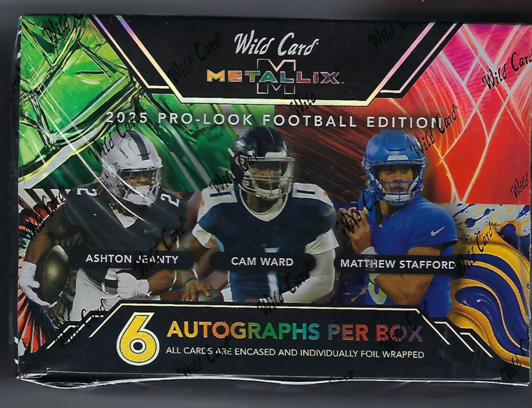 2025 Wild Card American Metallix Pro-Look Football Hobby Box | eBay