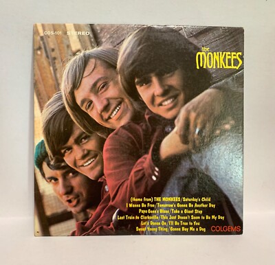 Original 1966 Pop Sensation Group The Monkees 1st Record "Monkees ...
