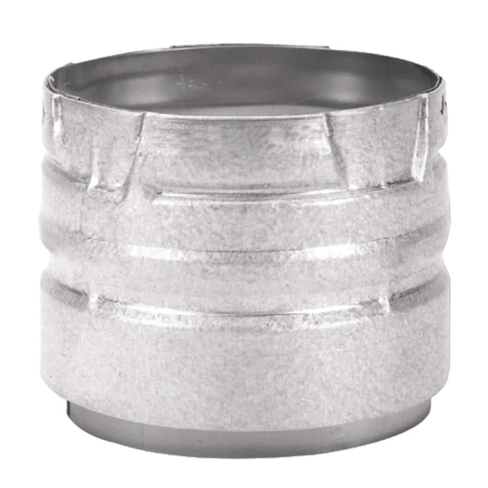 3" Chimney Stove Pipe Adapter Durable Steel Twist-Lock For Pellet ...