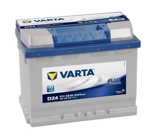 VARTA D24 Blue Dynamic 12V 60Ah 540A Autobatterie 560 408 054 inkl. 7 ...