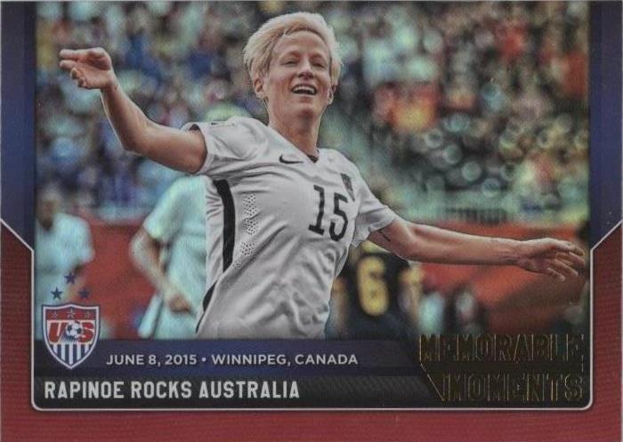2015 Panini USA Soccer National Team - Memorable Moments Megan Rapinoe ...