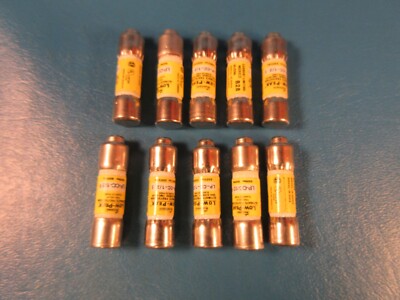 BOX of 10 BUSSMANN LP-CC-1/2, Fuse, Low Peak Time Delay Fuses | eBay