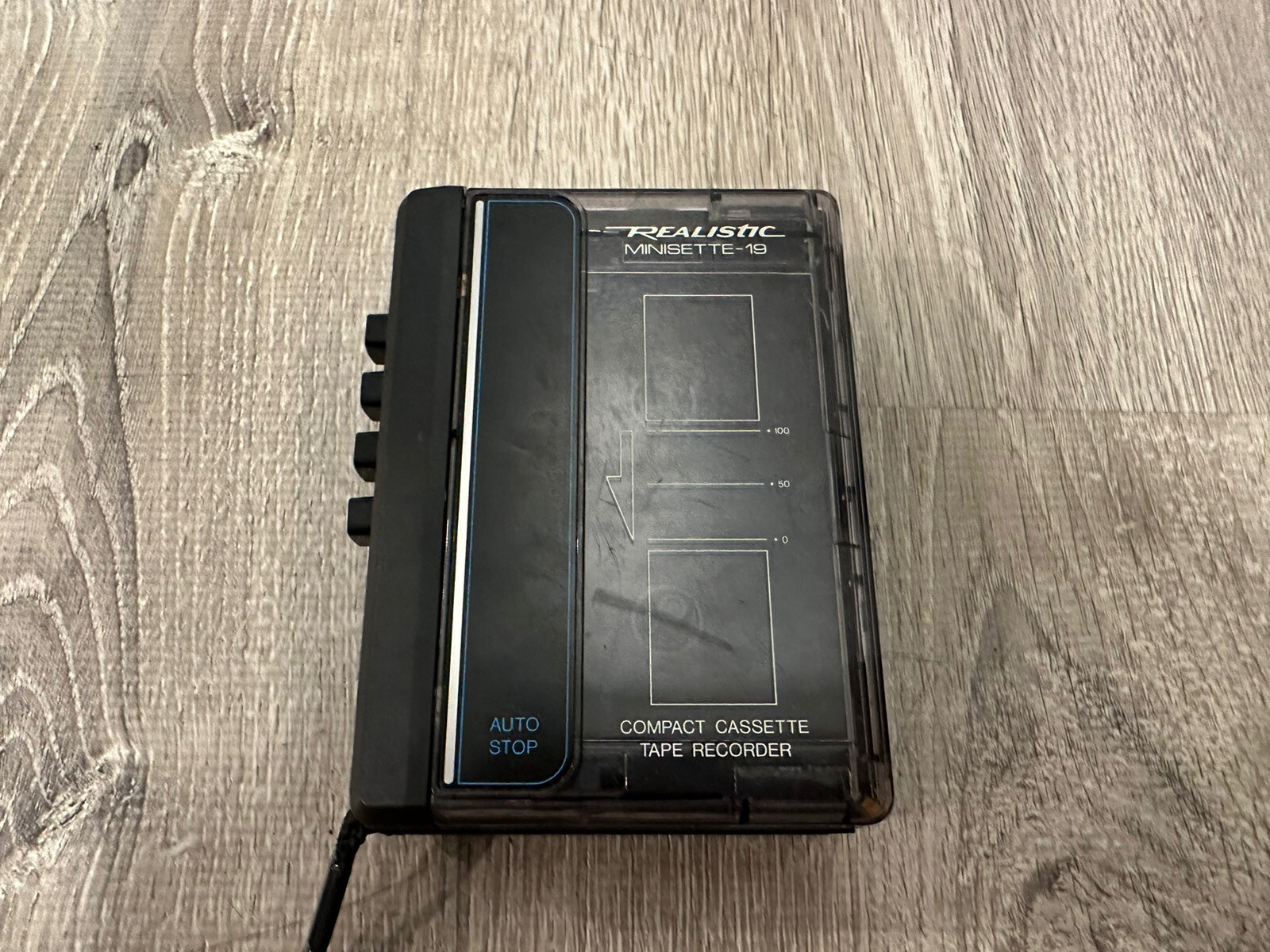 Realistic Minisette-19 Mono Walkman Cassette Tape Player Recorder ...