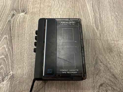 Realistic Minisette-19 Mono Walkman Cassette Tape Player Recorder ...