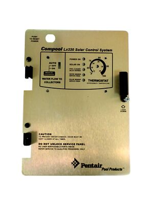 Pentair Compool LX-220 BEZEL Replacement Solar Control Panel LX220 ...