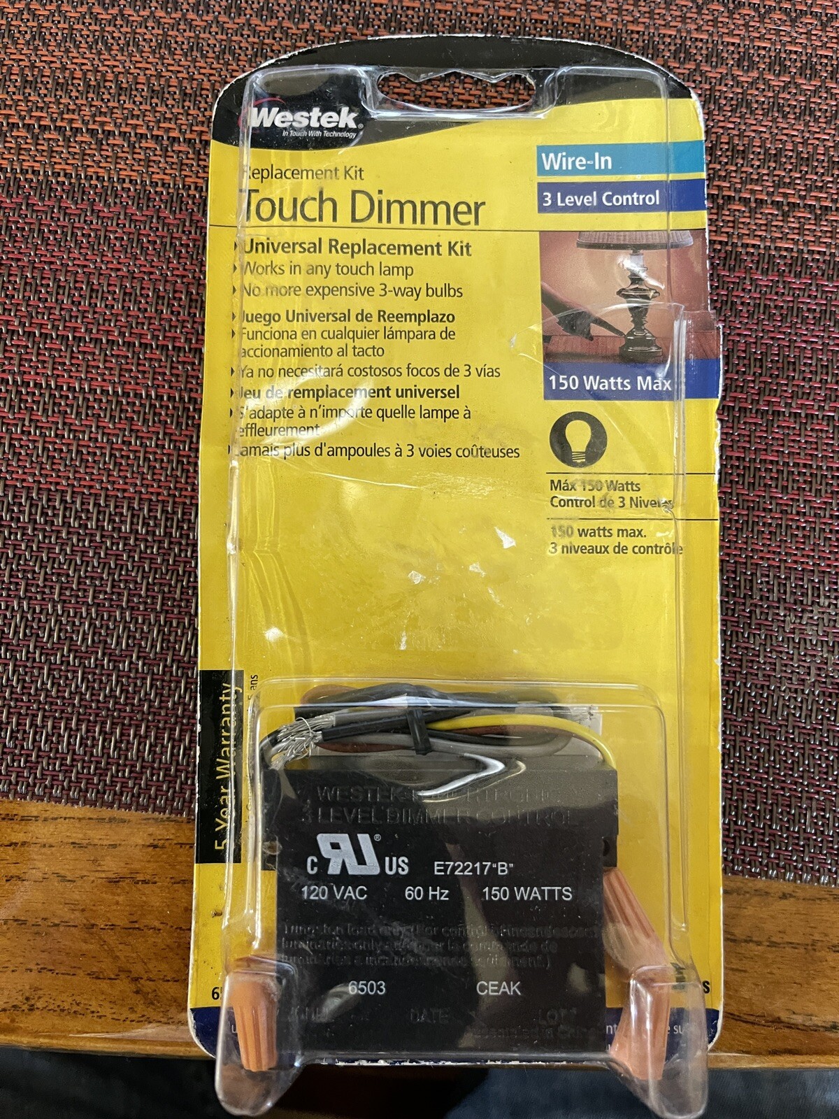 Westek Touch Dimmer - Universal Replacement Kit 6503BC | eBay