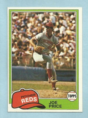 1981 Topps Baseball Joe Price #258 Cincinnati Reds NM/MT ** SET BREAK ...