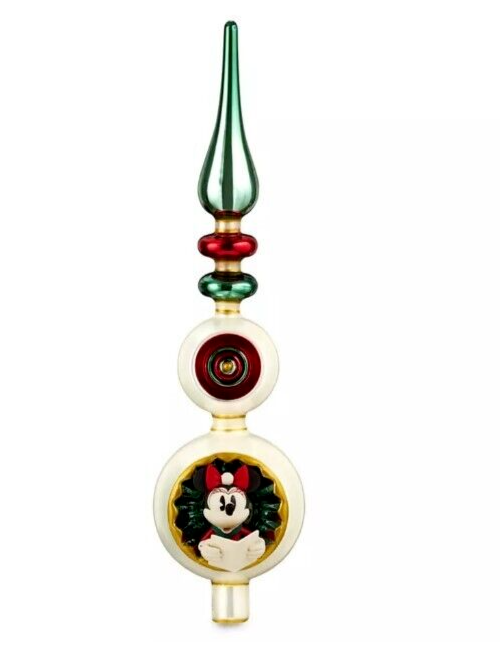 Vintage Style Disney Mickey and Minnie Mouse Holiday Tree Topper NIB | eBay