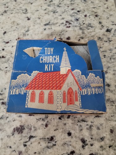 VINTAGE PLASTICVILLE CHURCH KIT O SCALE MODEL RAILROADING in original ...
