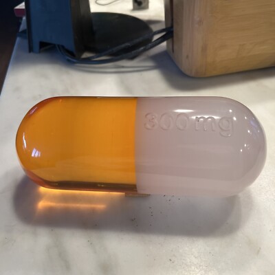 Jonathan Adler Acrylic Pill Sculpture etched with "300mg" | eBay