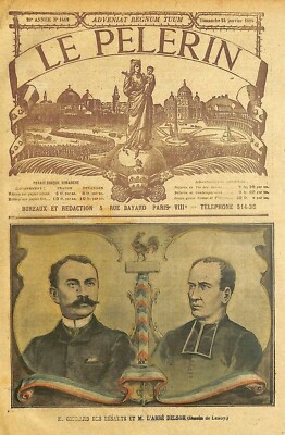 JULES CORRARD DES ESSARTS & L'ABBé DELSOR EXPULSé / ILLUSTRATION 1904 ...