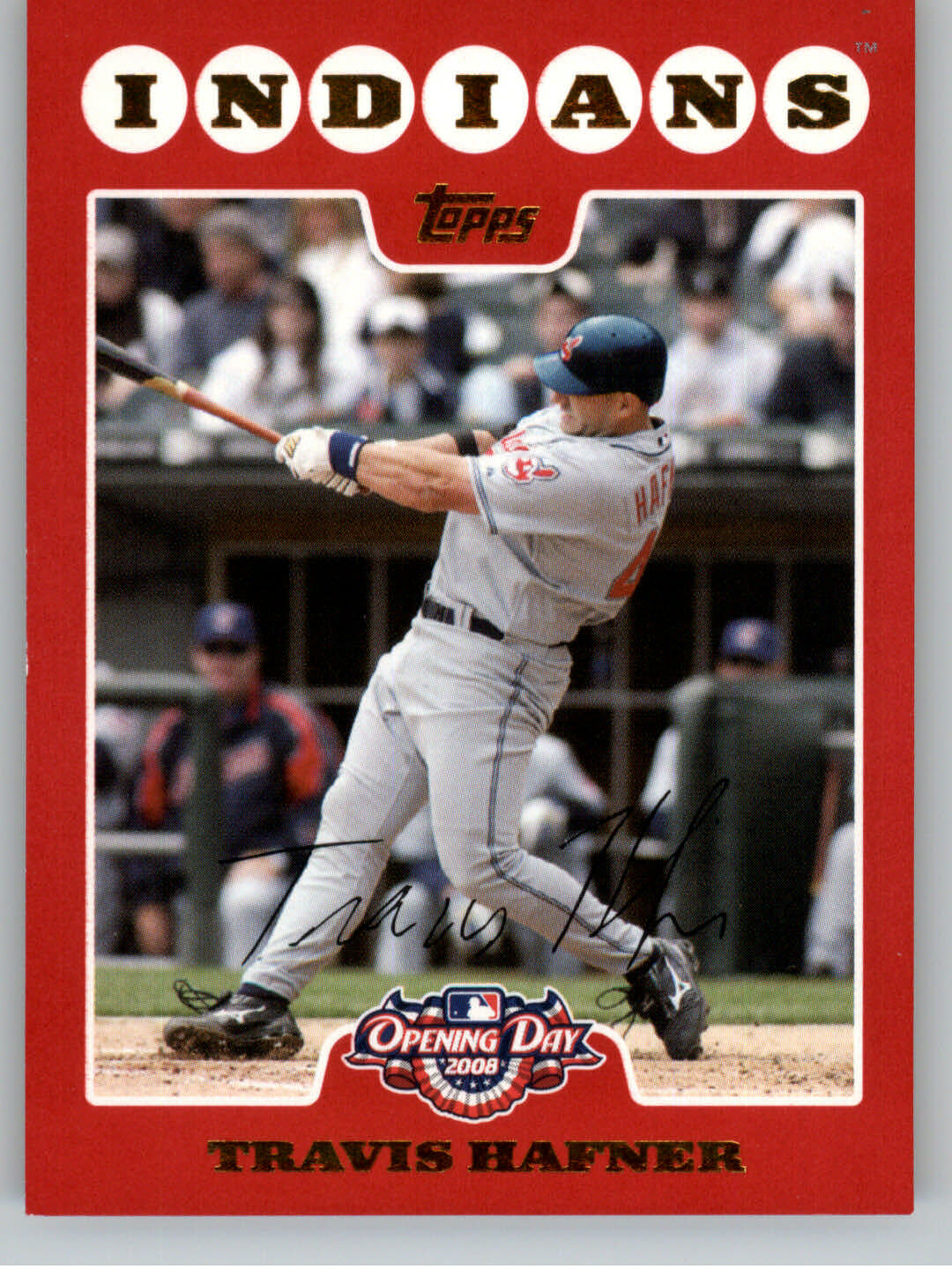 2008 Topps Opening Day #165 Travis Hafner - Cleveland Indians | eBay