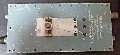 Narda 22374 Variable Attenuator N-connectors TESTED (see plots) .5-15 ...